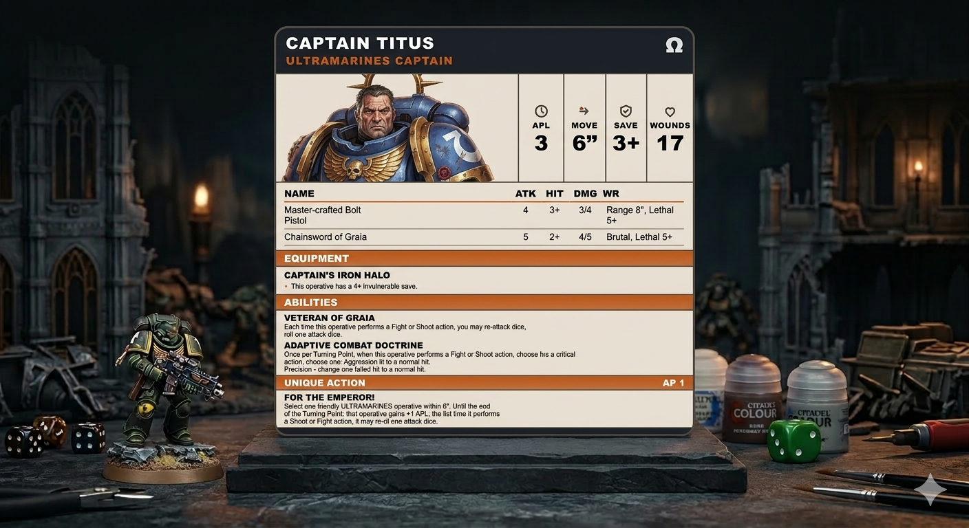 How to Create Kill Team Datacards - Free Warhammer 40K Datacard Guide